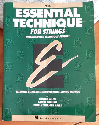 1997 HAL LEONARD CELLO ~ ESSENTIAL TECHNIQUE FOR STRINGS ~ ALLEN ...
