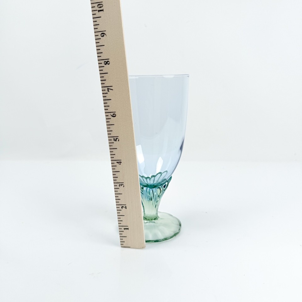 Bormioli Rocco "BAHIA" 7 3/8" Iced Tea Glass Wine MCM Retro Vintage ...