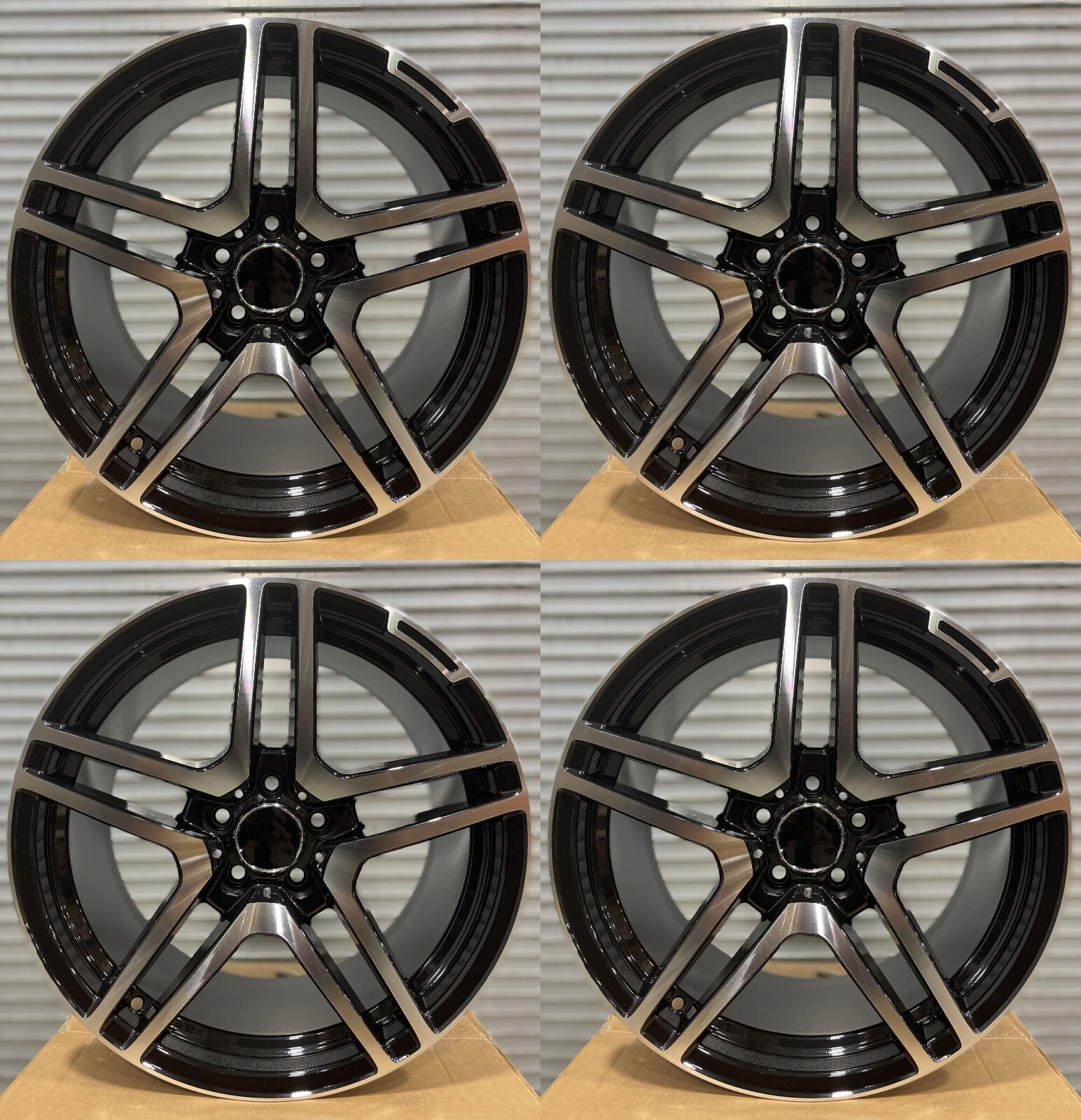 20" Wheels Rims Set for Mercedes-Benz AMG C300 E350 S580 GLC300 GLE350 ...