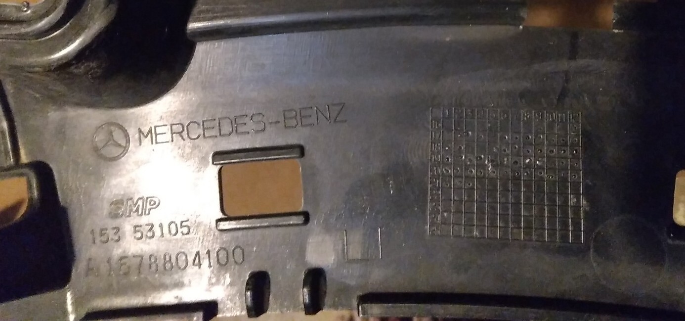 Mercedes-Benz 1678804100 Rear Left Bumper Cover Bracket | eBay