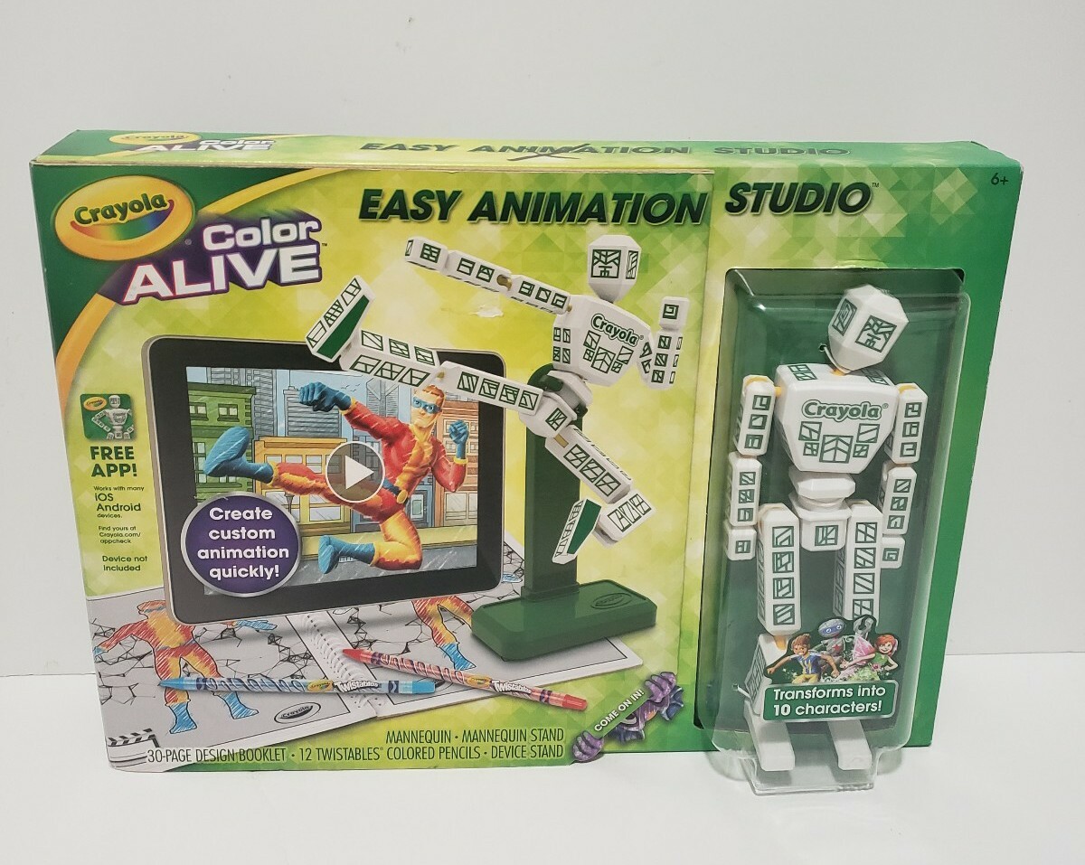 Crayola Color Alive Easy Animation Studio New Still Sealed! FAST ...