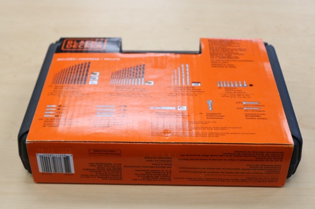 BLACK+DECKER BDA91109 Combination Drill and Screwdriver Set - 109 Piece ...