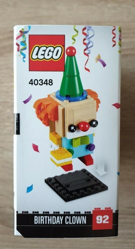 Lego 40348 BrickHeadz Happy Birthday Clown Building Kit 150 Pcs ...