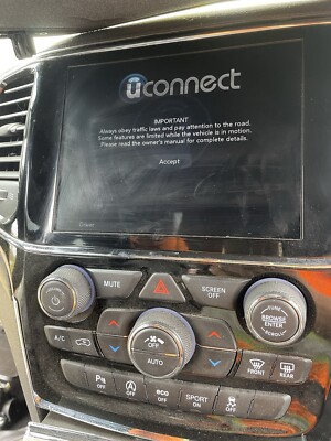 2020 JEEP GRAND CHEROKEE DASH SCREEN DISPLAY MONITOR W/ RECEIVER OEM ...