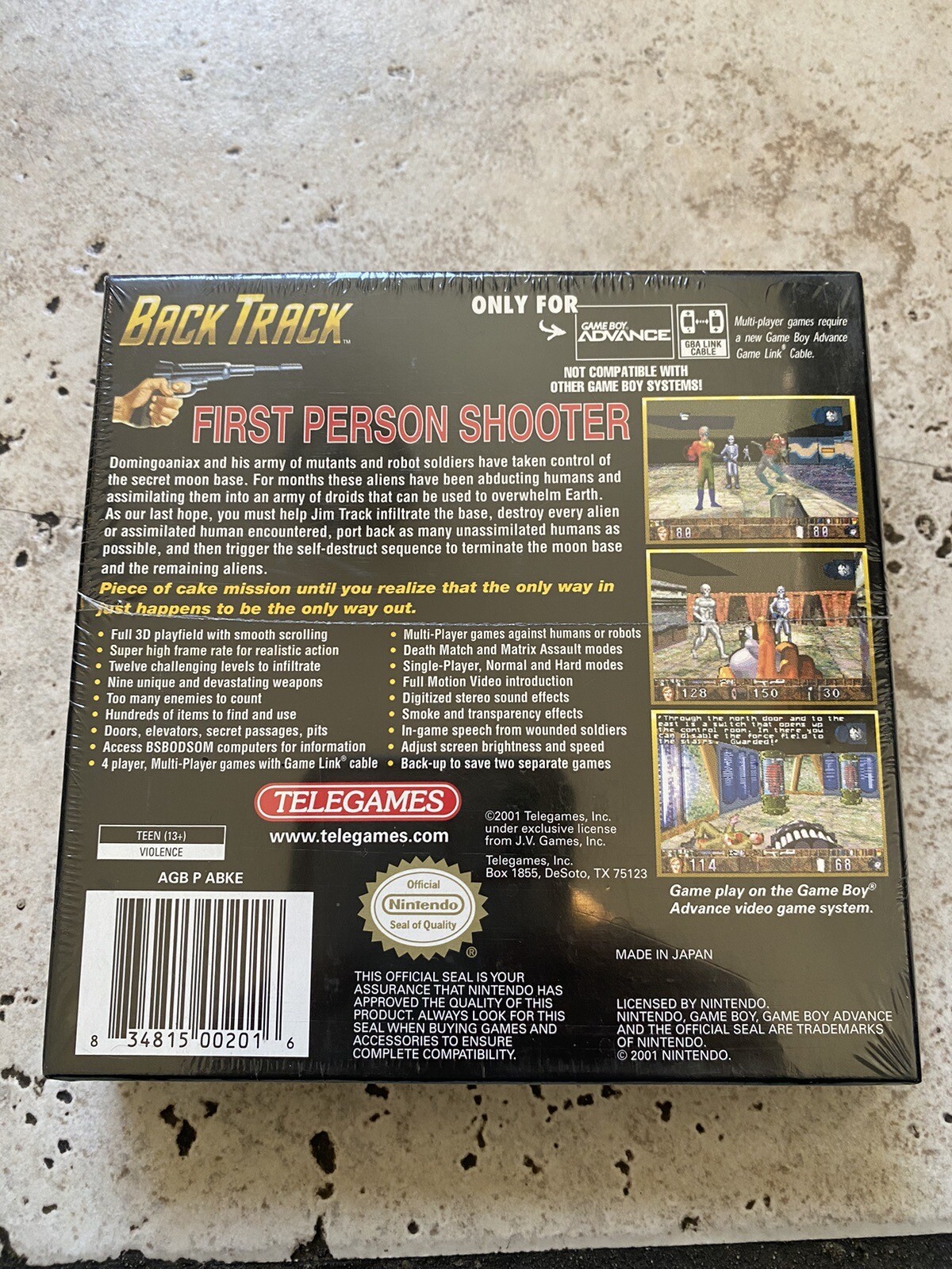 BackTrack (Nintendo Game Boy Advance, 2001) for sale online | eBay