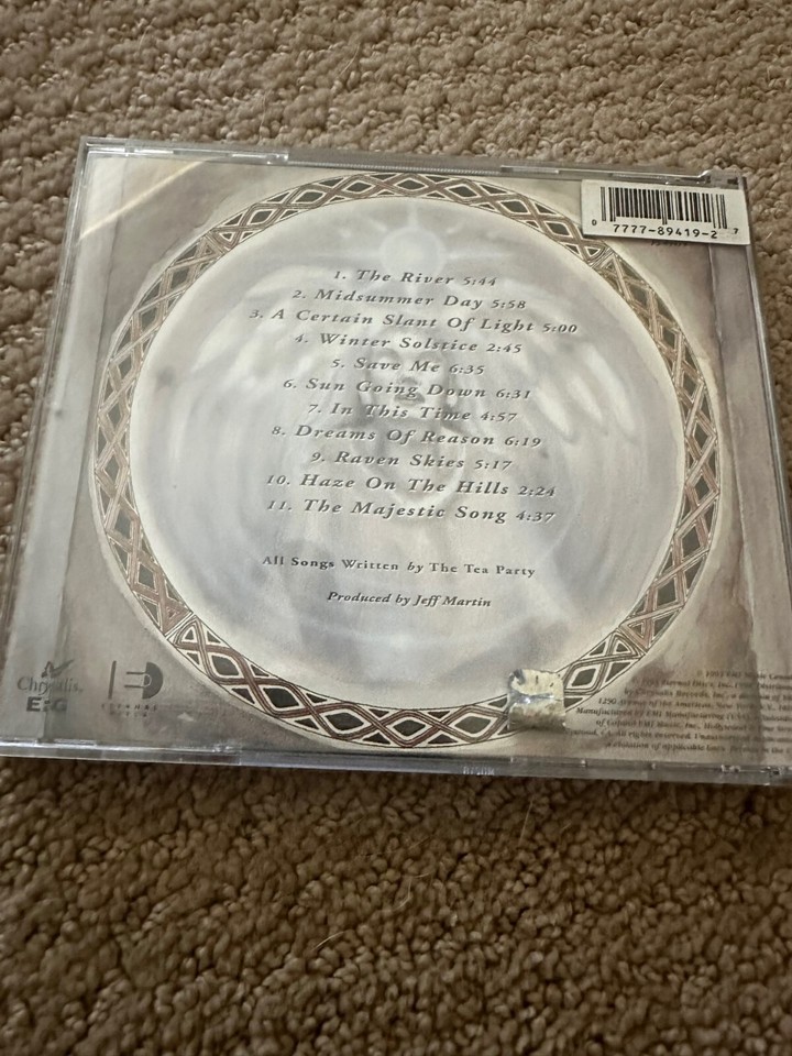 The Tea Party - Splendor Solis (CD, May-1994, Chrysalis Records) Almost ...
