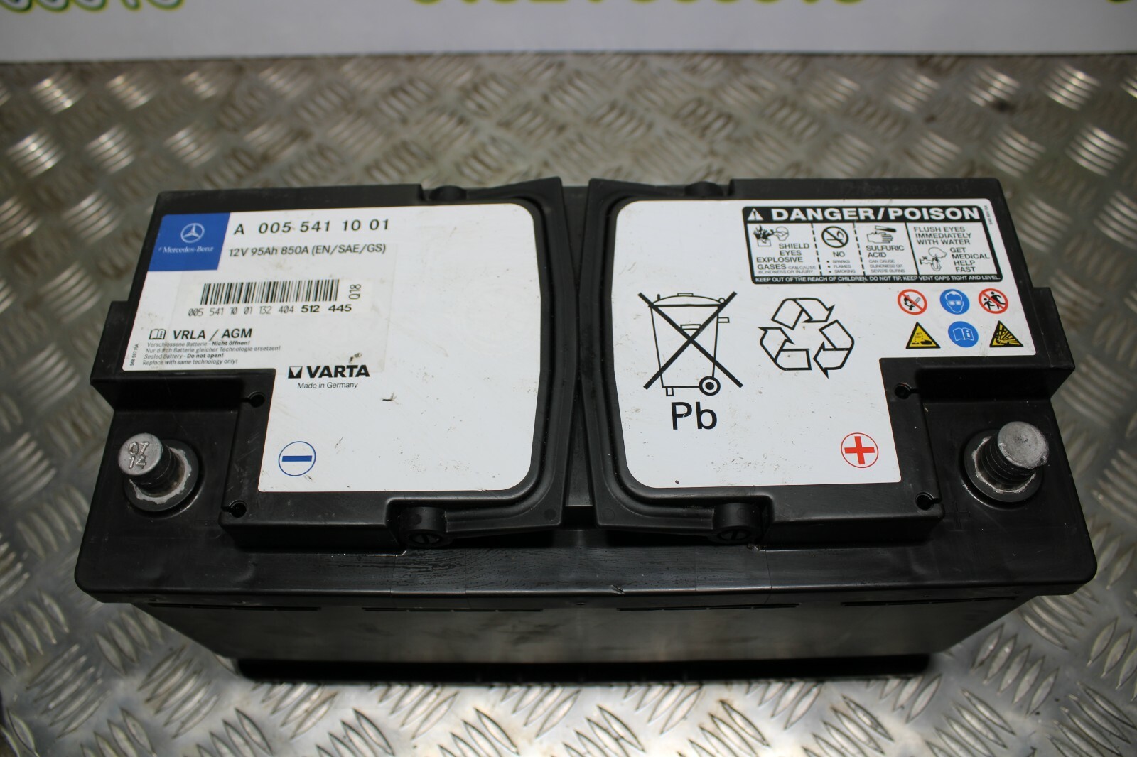 Mercedes-Benz A0055411001 12V 95Ah AGM Battery for sale online | eBay