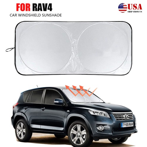 For Toyota RAV4 Car Windshield Sun Shade Window Heat UV Block Visor ...