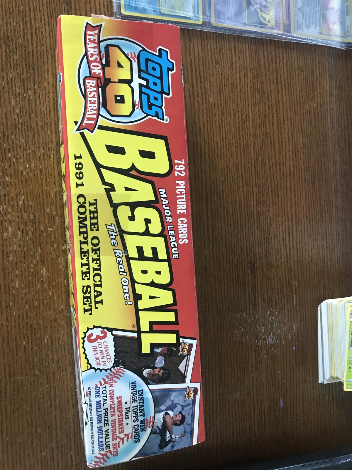 Topps 1991 Baseball Complete Set 40 Years of Baseball 792 Cards ...