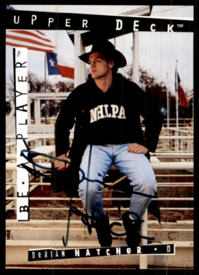 1994-95 Upper Deck Be a Player Autographs Derian Hatcher #125 | eBay