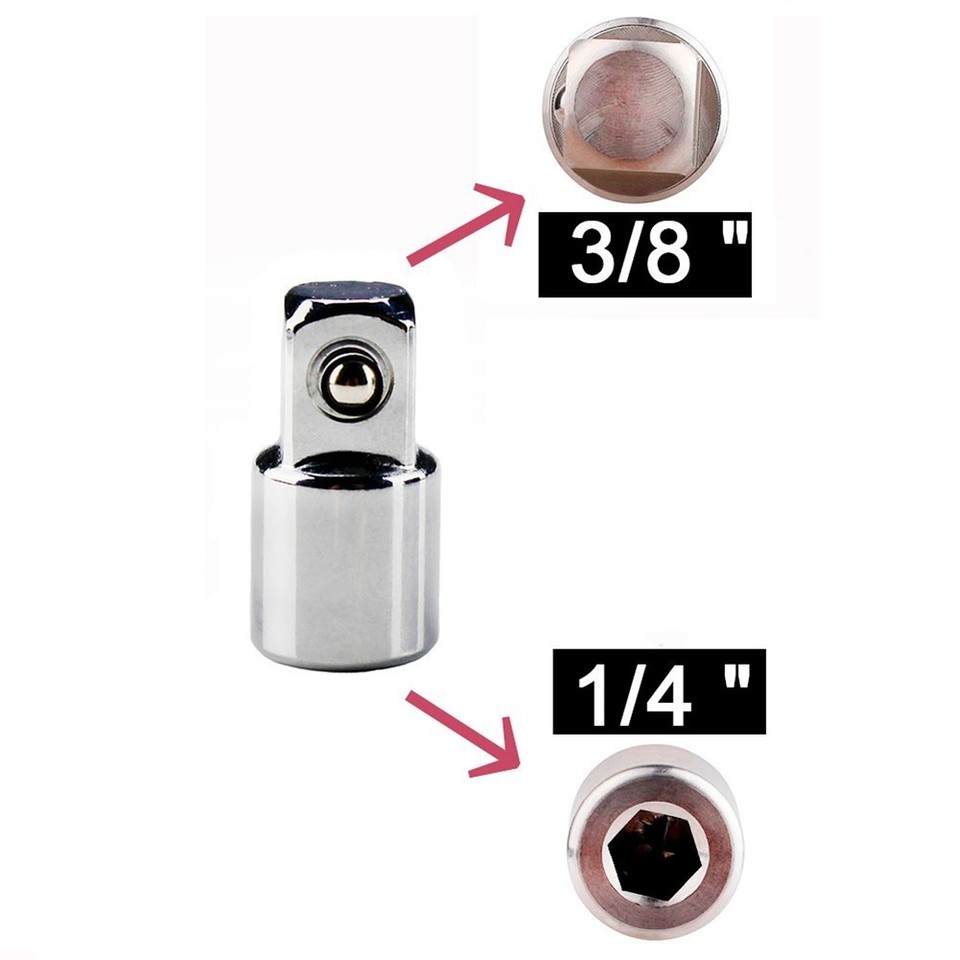 With ball bearings Socket Adapter 2pcs Steel Hand Tool High quality ...