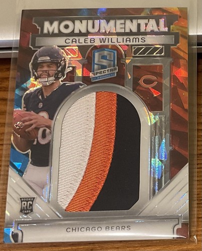 2024 SPECTRA CALEB WILLIAMS MONUMENTAL ROOKIE PATCH ASTRAL RC 09/40 | eBay