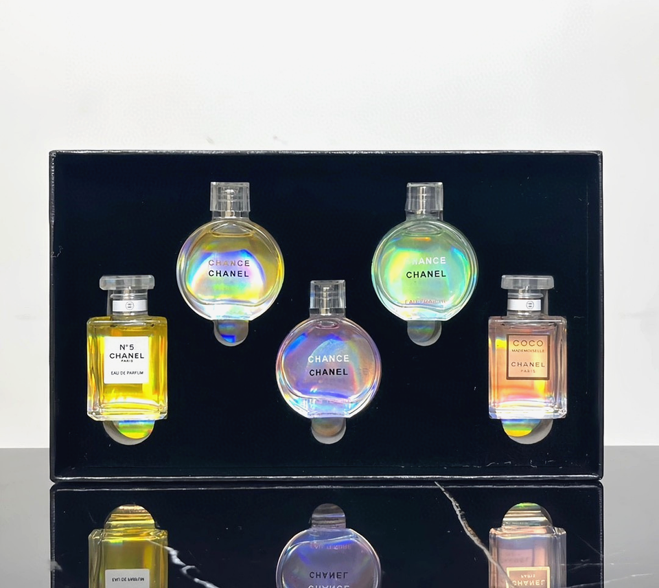 Chanel Perfume 5-Piece Set Gift Box – 5 x 7.5ml – Elegant & Luxury | eBay