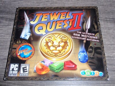 Jewel Quest II PC CD-ROM iWin 2007 matching game for Windows 98/Me/2000 ...