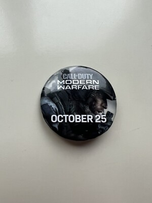Call of Duty COD Modern Warfare October 25 Promotional Pin 2019 | eBay
