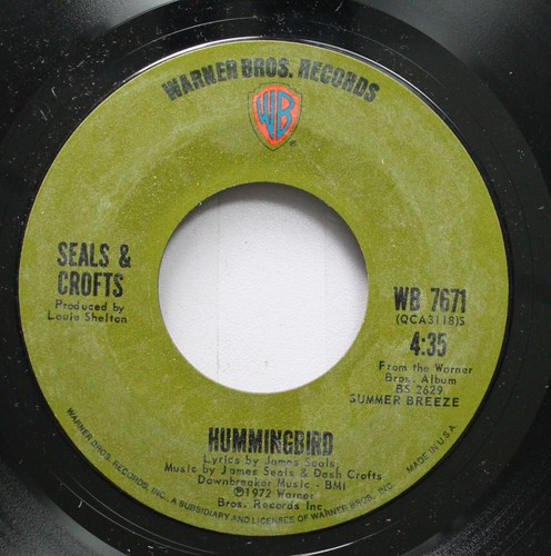 Rock 45 Seals & Crofts - Hummingbird / Say On Warner Bros. Records | eBay