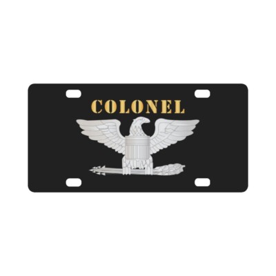 License Plate - Army - Colonel X 300 | eBay