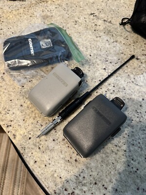 Comtek M-216 Transmitter and PR-216 Receiver with batteries and mounts ...