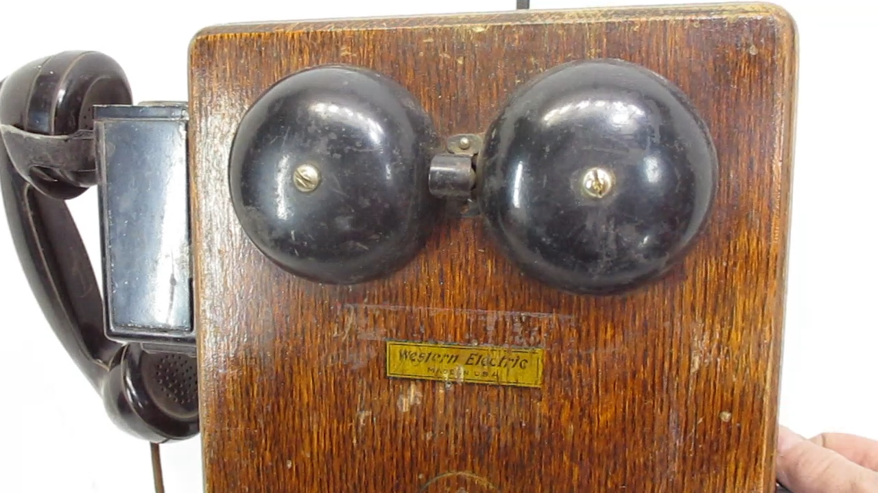 Antique Western Electric Telephone - working generator & bells ! | eBay