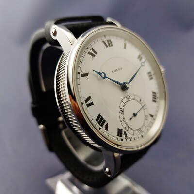 ROLEX Extra-Prima Stainless Steel, Pocket watch to Wristwatch ...