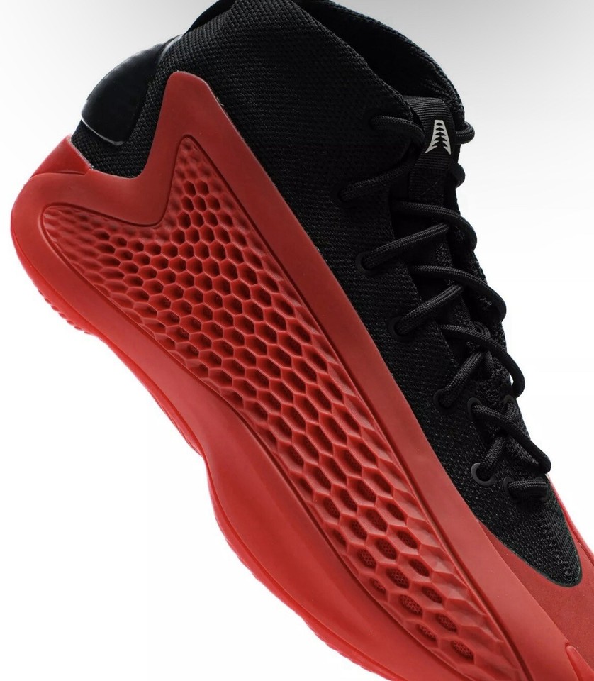 Anthony Edwards 1 Best of Adi AE1 Basketball Shoes Black/Ruby Red ...