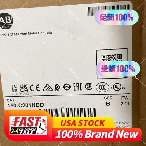 Brand New Allen-Bradley 150-C201NBD SMC-3 201A Smart Motor Controller ...