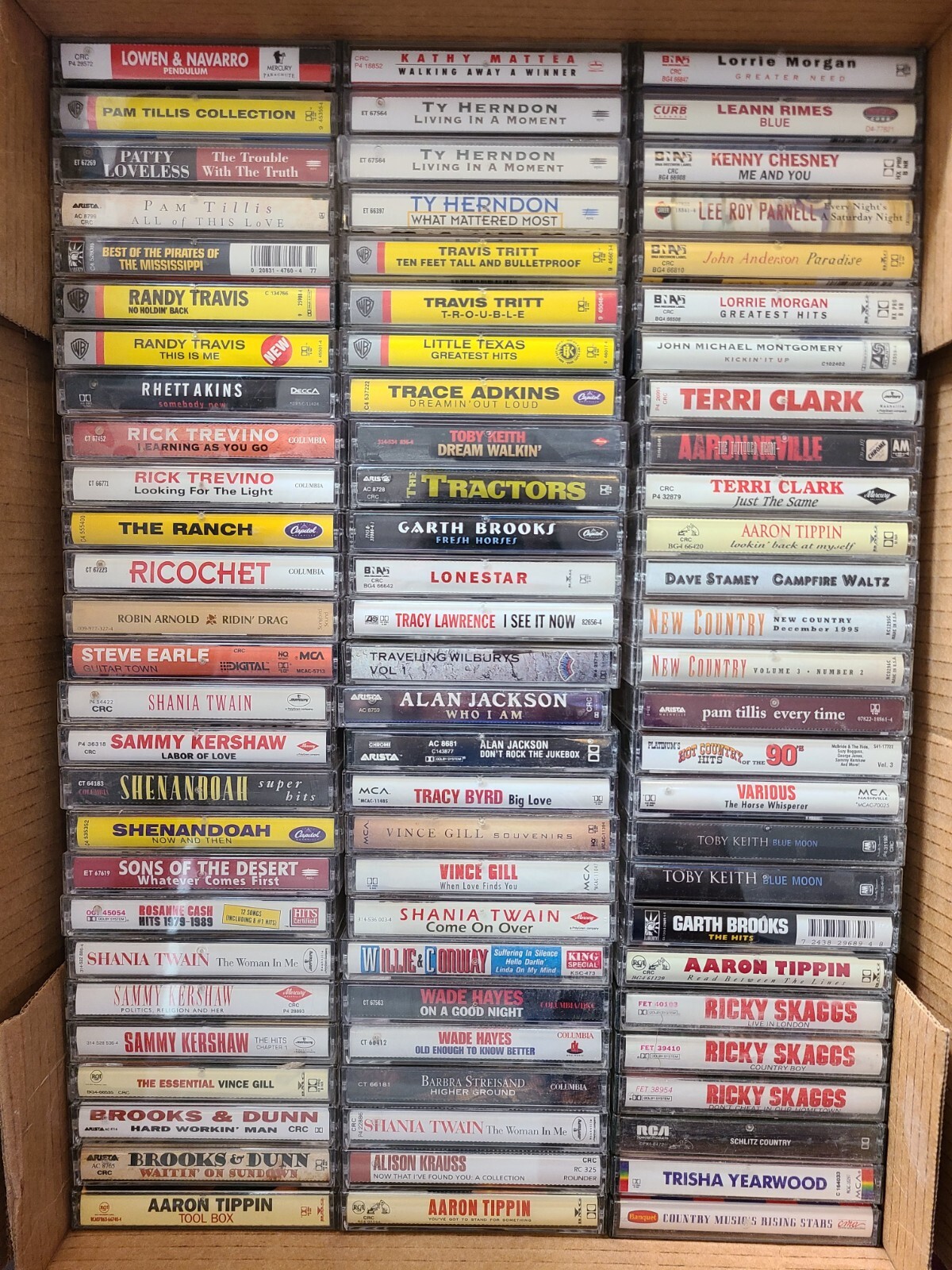 1990s Country Cassette Tapes, Assorted Cassettes 90s Build Your Own ...