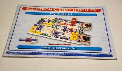 ELECTRONIC SNAP CIRCUITS - Projects 306-511 Instruction Manual ONLY | eBay