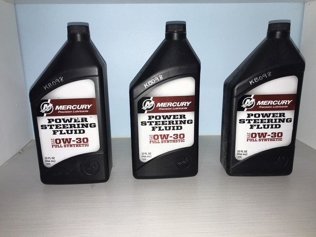 Mercury Marine Full Synthetic Power Steering Fluid SAE 0w 30 - 32 Oz ...