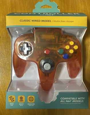 Tomee Controller for N64 Fire New Red See Through | eBay
