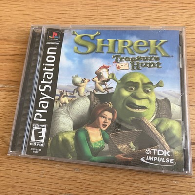 Tested Sony Playstation Video Game - Shrek Treasure Hunt - PS1 Complete ...