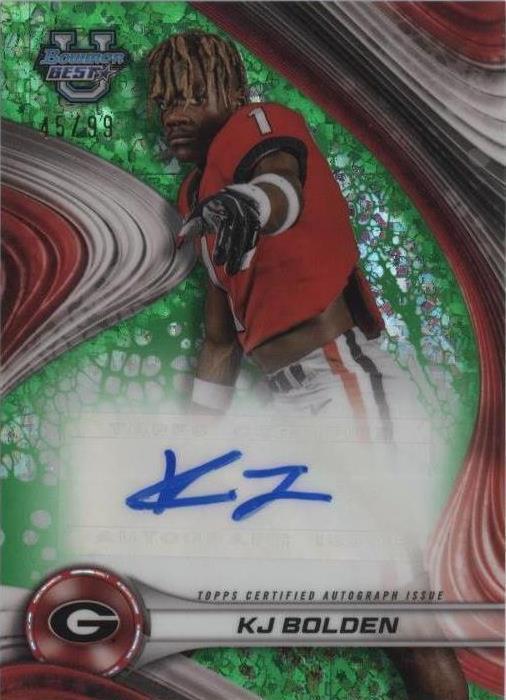 2024 Bowman's Best University - Best of 2024 Autographs KJ Bolden #BOA ...