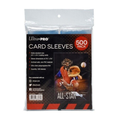 Ultra Pro Soft Sleeves Pack Of 500 Card Sleeves Penny | eBay