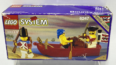 Vintage Sealed 1992 LEGO Pirates Imperial Guards Set 6247 Bounty Boat ...