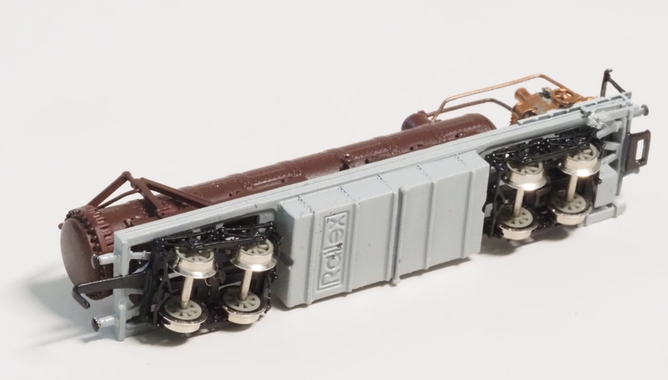 BRASS Railex Z-scale Steam Powered Pressure Tank Car ERA 1 Royal ...