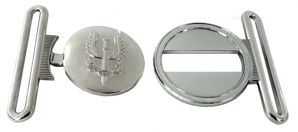 Official Special Air Service SAS Chrome Stable Belt Buckle - UKSF ...