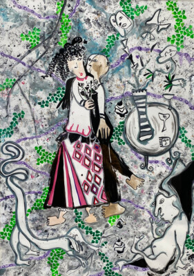 George Pocheptsov Signed Framed Painting 2000 Fantasy Art | eBay