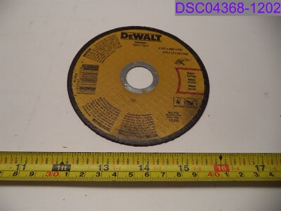 Qty = 10: DeWalt Metal Cut Off Wheel Type 1, 4-1/2" x .045" x 7/8" P/N ...