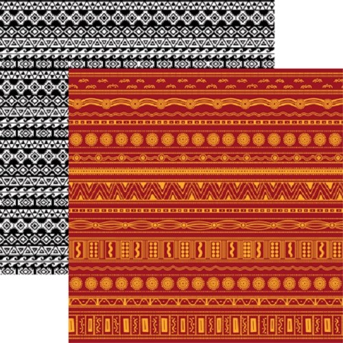 Scrapbooking Crafts 12X12 DS Paper Island Princess Tribal Hawaiin ...