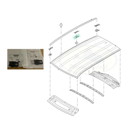 LAND ROVER WEATHERSTRIP CLIP SET DISCOVERY SPORT LR061139 OEM | eBay
