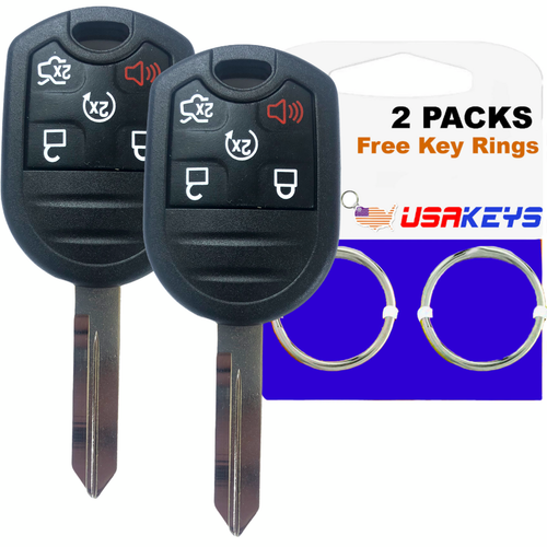 2 Uncut Keyless Entry Remote 5 Button Key Fob For 2011-2016 Ford FLEX ...