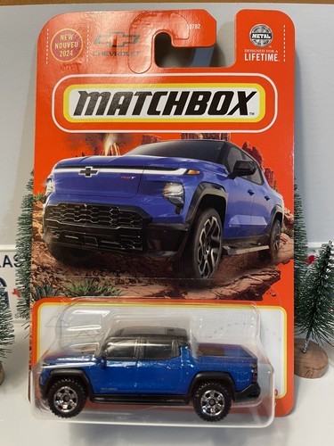 2024 Chevrolet Silverado EV Blue Matchbox New In Pack 1:64 | eBay