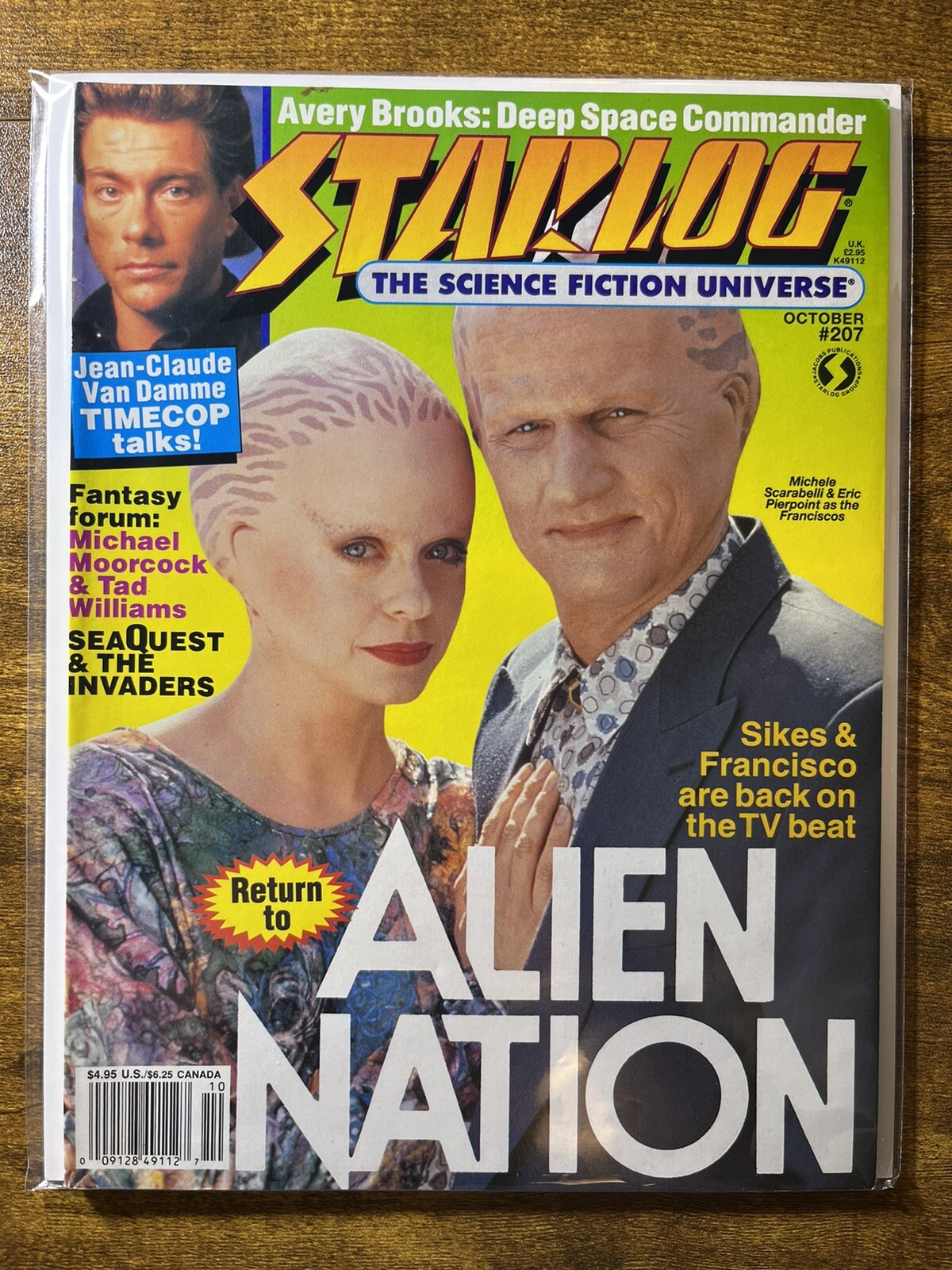 STARLOG 207 SCI-FI MAGAZINE ALIEN NATION TIMECOP SEAQUEST OCTOBER 1994 ...