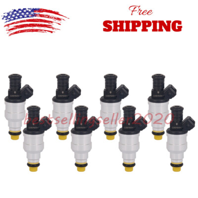 Set (8) 24LB/hr Fuel Injectors for Chevy Ford Dodge LS1 LT1 5.0L 5.7L ...