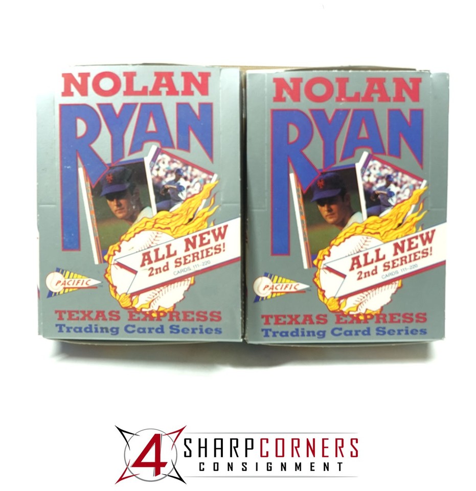 1992 PACIFIC BASEBALL NOLAN RYAN SERIES 2 WAX BOX OF 36 SEALED PACKS ...
