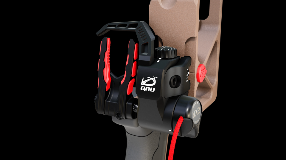 New QAD MX2 Integrated RH Drop Away Rest w/ Free Color Upgrade Damp Kit ...