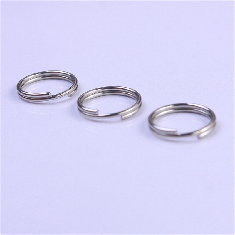 500pcs 4/5/6/7/8/10mm Round Split Rings Small Double Ring Key Rings ...