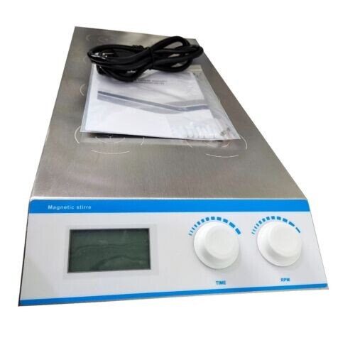 Lab Magnetic Mixer Electromagnetic Induction Multi-station Stirrer 8 ...
