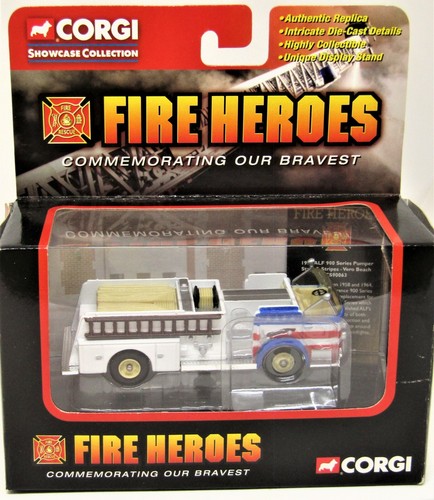 Corgi Showcase Collection Fire Heroes 4” Diecast 1960 ALF 900 Pumper w ...