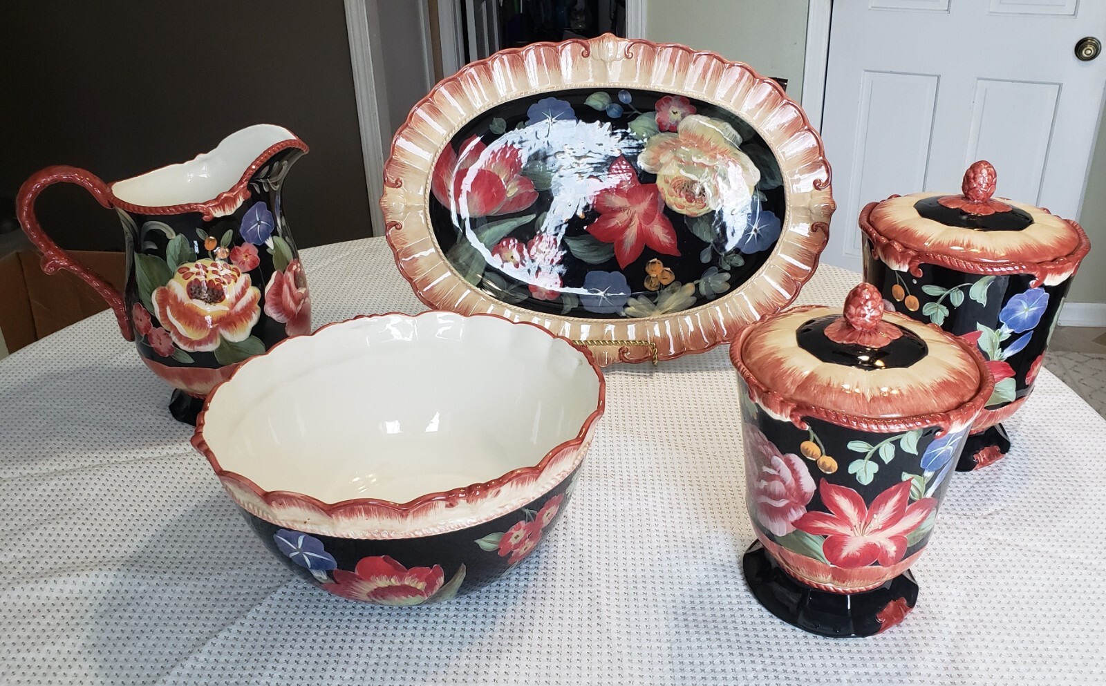 🌟Gorgeous Certified International Pamela Gladding Pottery Set! Don't ...